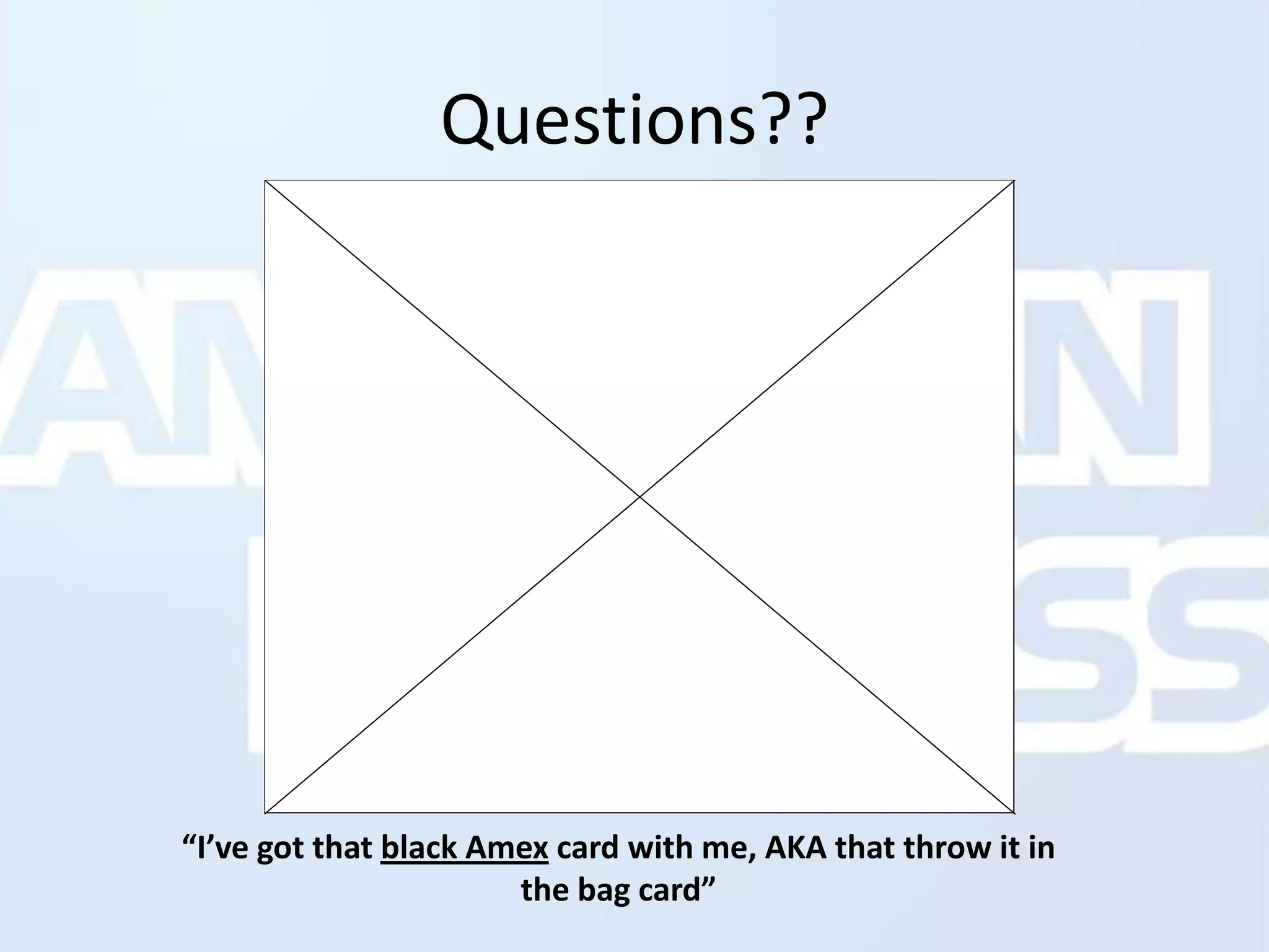 Strategic Brand Assessment - Amex | PPT