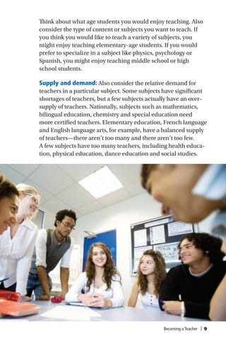 American Federation of Teachers Requirements for Teaching Certification ...