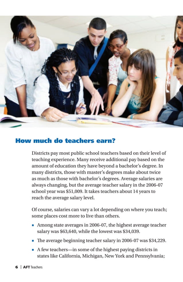 American Federation of Teachers Requirements for Teaching Certification ...