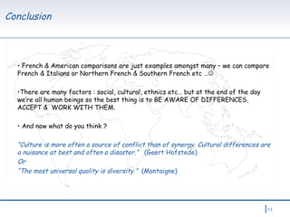 American French Cultural Difference V2 | PPT