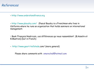 American French Cultural Difference V2 | PPT