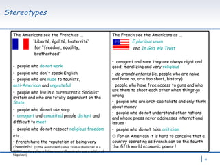 American French Cultural Difference V2 | PPT