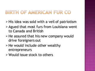 American Fur Company | PPT