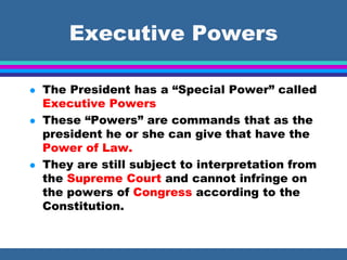 American-Government-Civics-Unit4-The-Executive-Branch.ppt