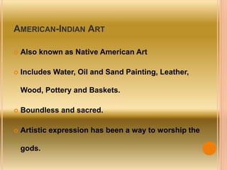 American Indian art | PPTX