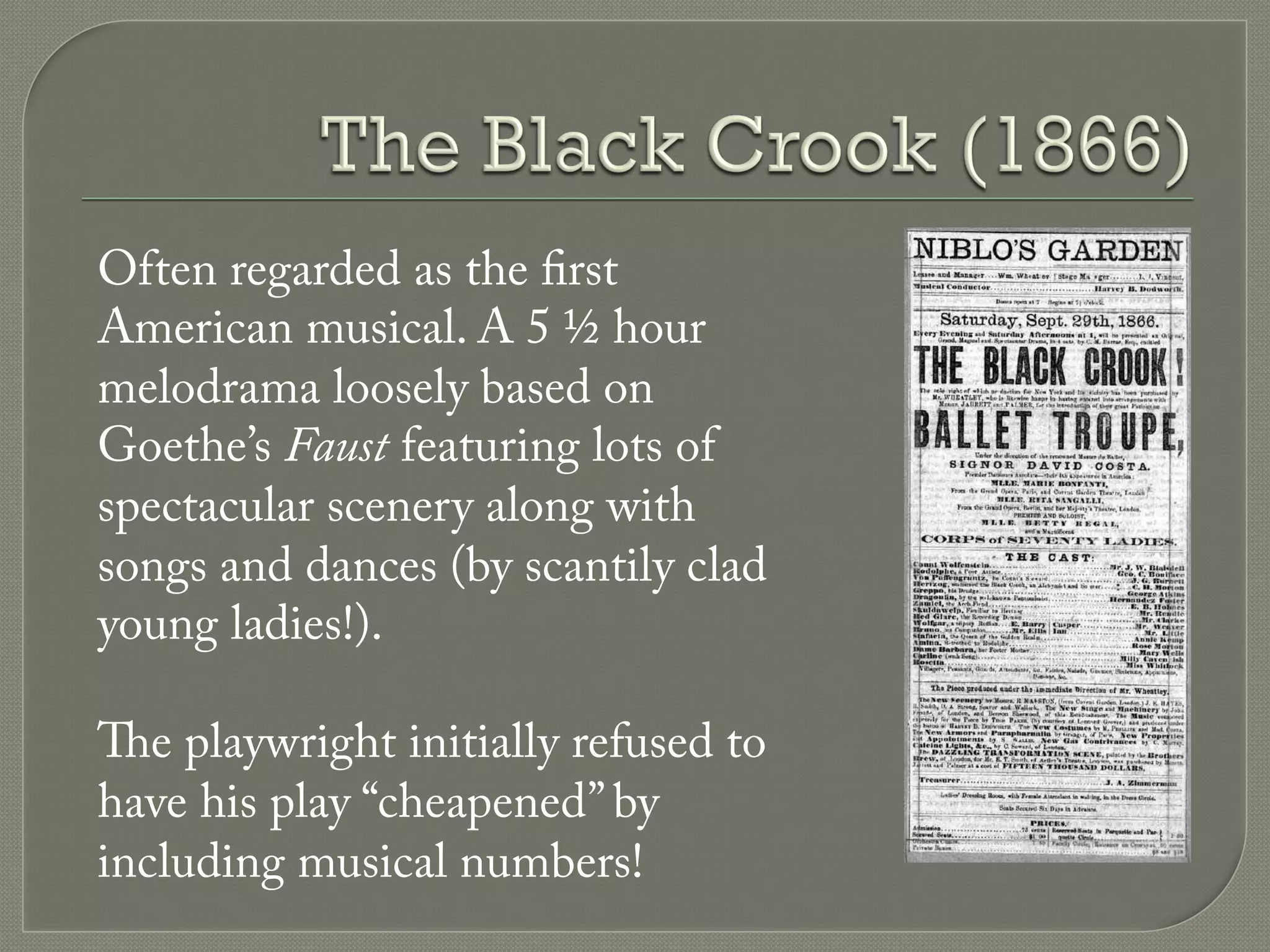 American Musical Theatre | PPT