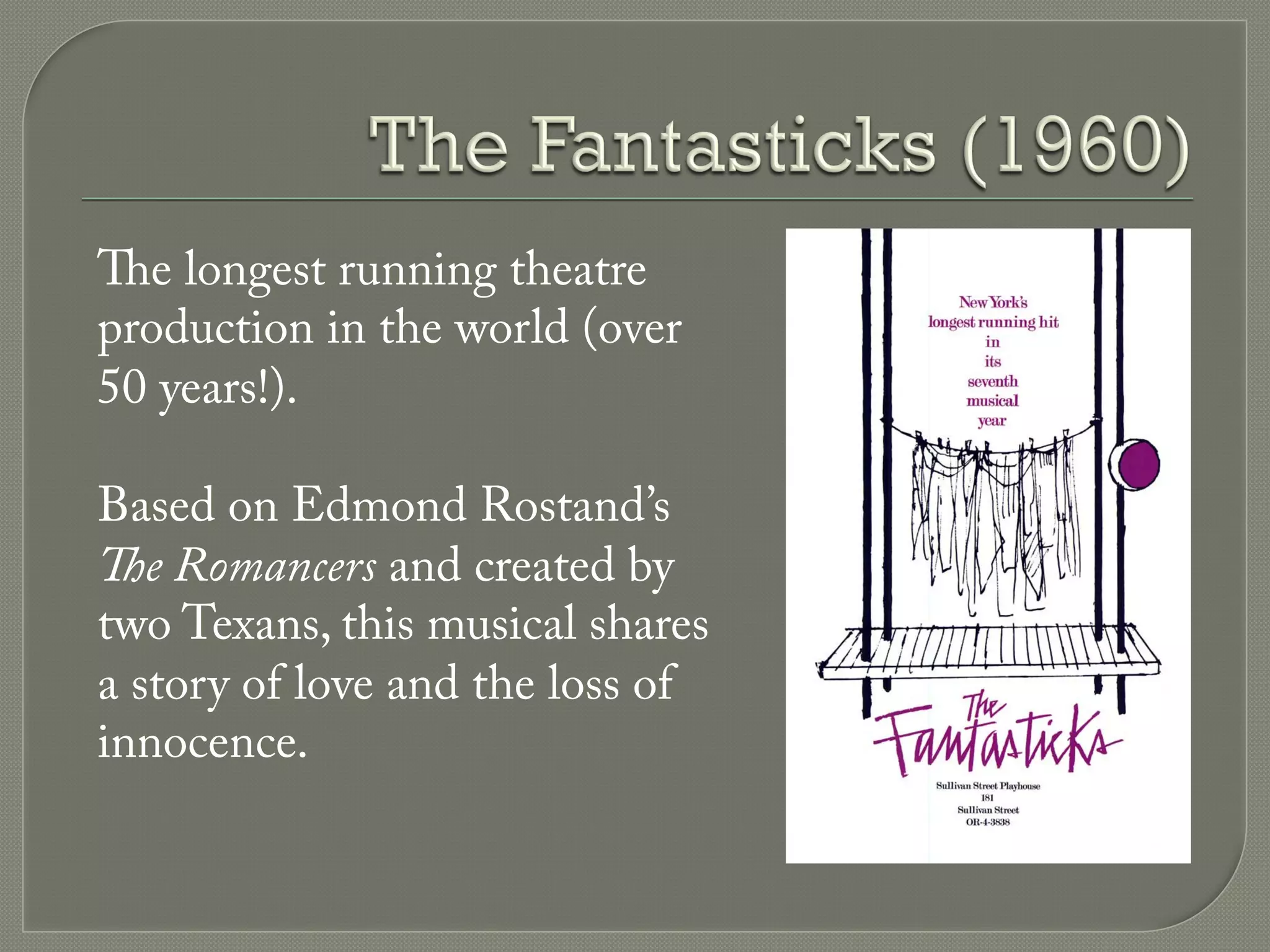 American Musical Theatre | PPT