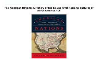 File American Nations: A History of the Eleven Rival Regional Cultures ...
