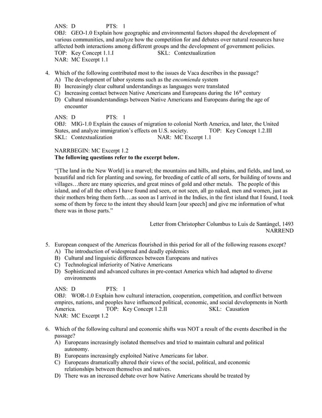 American Pageant 16th Edition Kennedy Test Bank | PDF