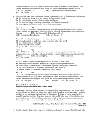 American Pageant 16th Edition Kennedy Test Bank | PDF