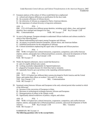 American Pageant 16th Edition Kennedy Test Bank | PDF