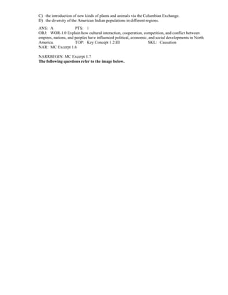 American Pageant 16th Edition Kennedy Test Bank | PDF