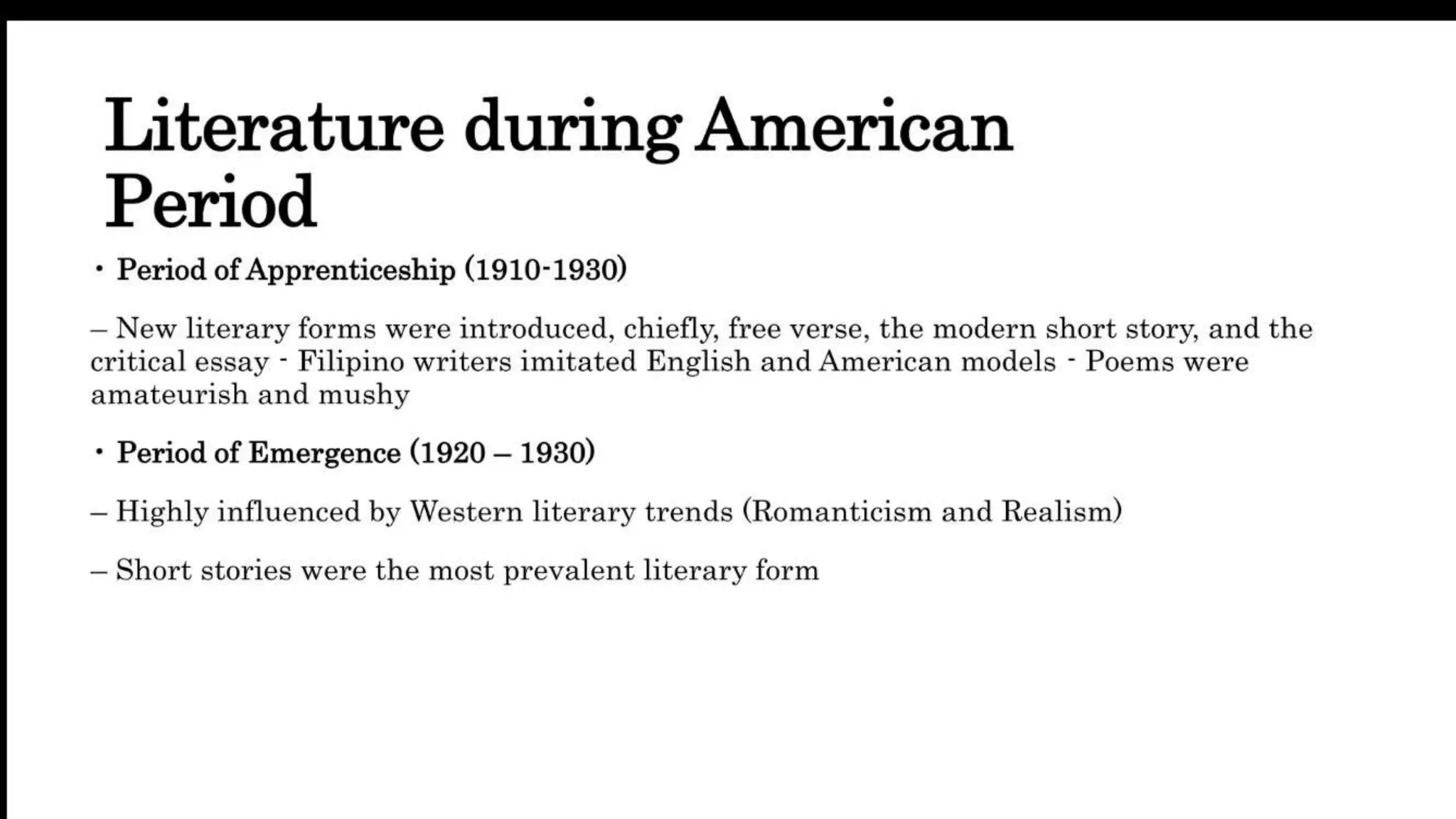 21 ST CENTURY AMERICAN PERIOD LITERATURE | PPTX