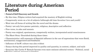 21 ST CENTURY AMERICAN PERIOD LITERATURE | PPTX