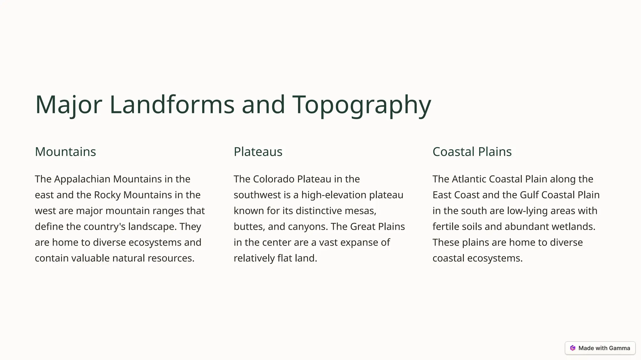 American-Physical-Geography.pptx........ | PPTX