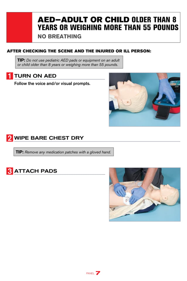 American Red Cross CPR/AED | PDF | First Aid | Injuries
