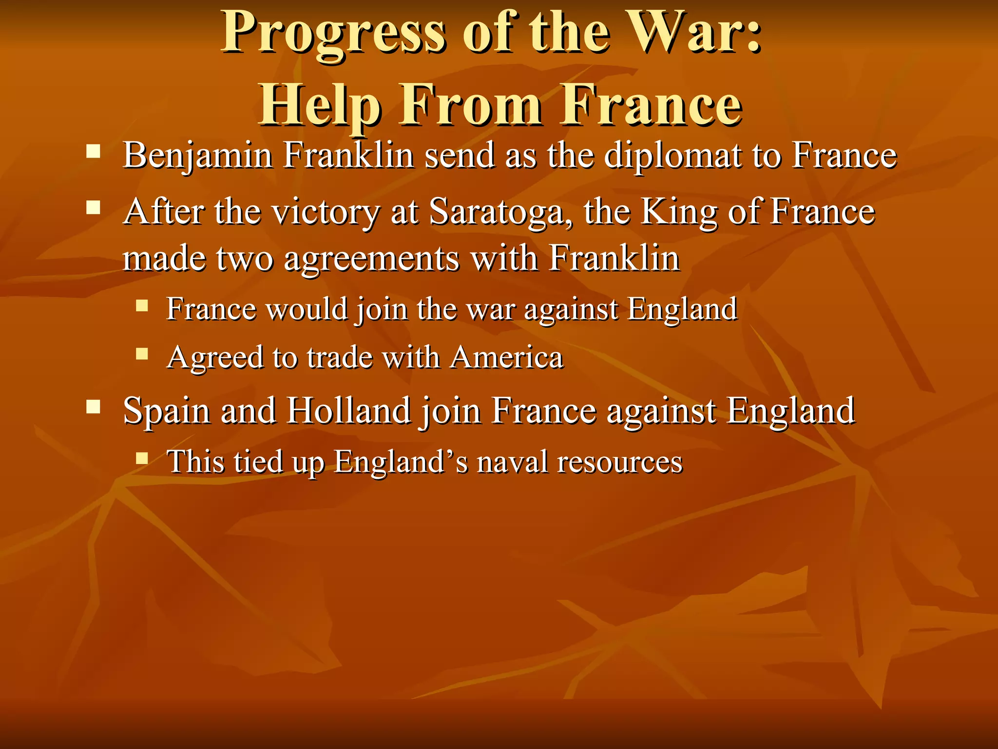 American Revolutionary War | PPT
