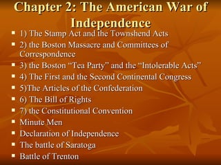 American Revolutionary War | PPT