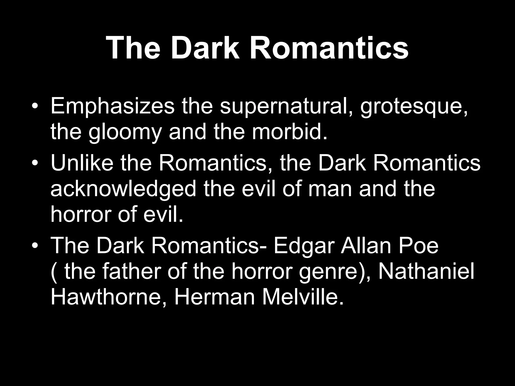 American Romanticism 2 | PPT