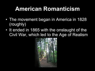 American Romanticism 2 | PPT