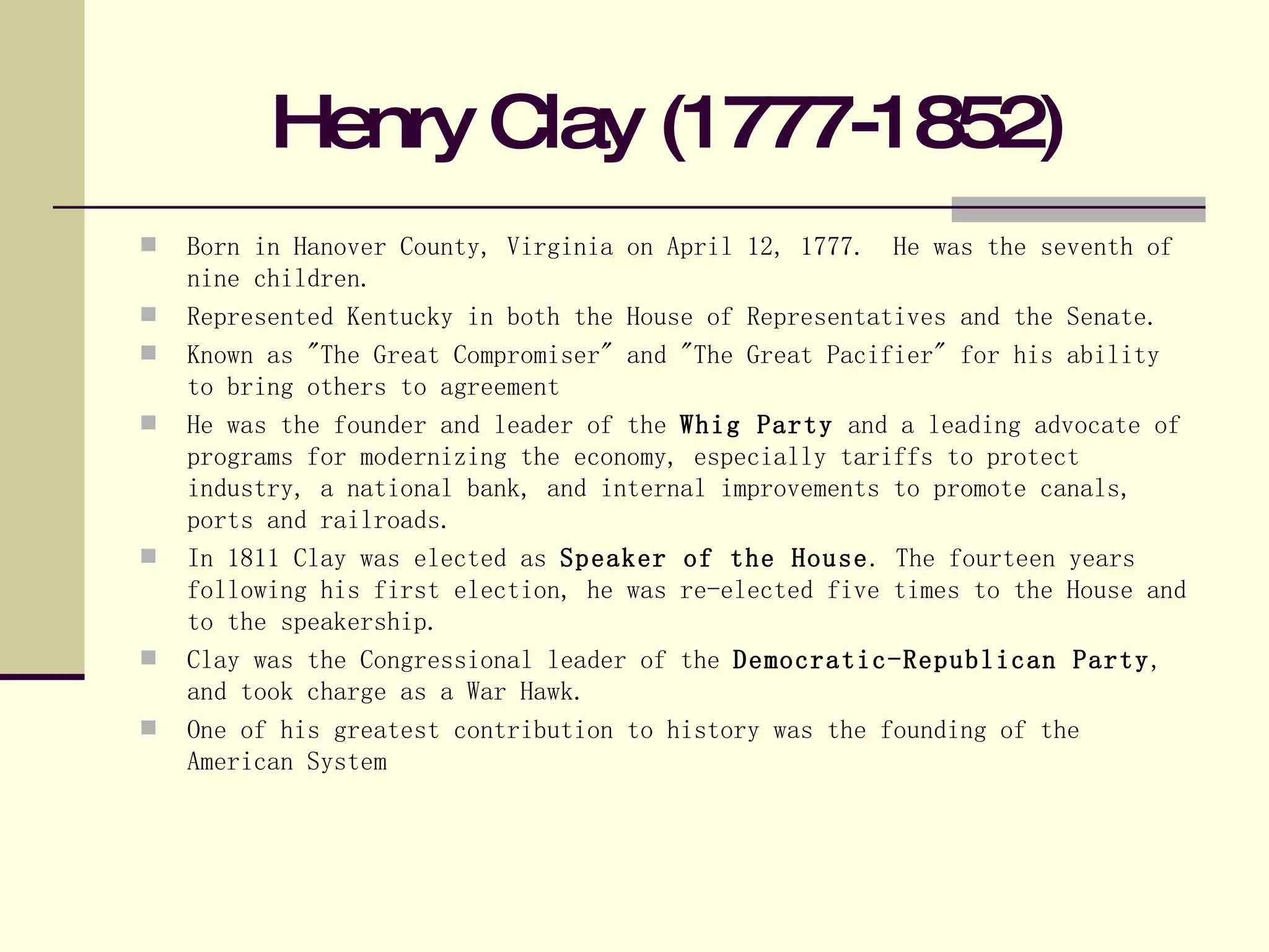 American System | PPT