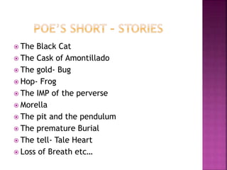 the american literature - The black cat | PPT