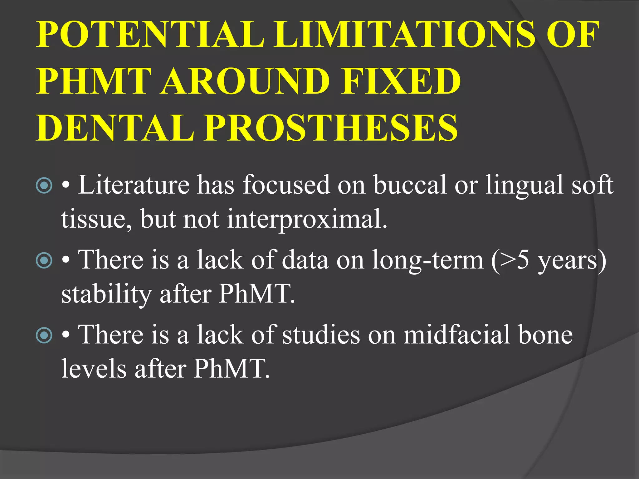 American Academy of Periodontology best evidence consensus statement on ...
