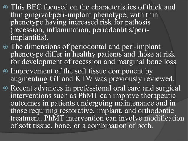 American Academy of Periodontology best evidence consensus statement on ...