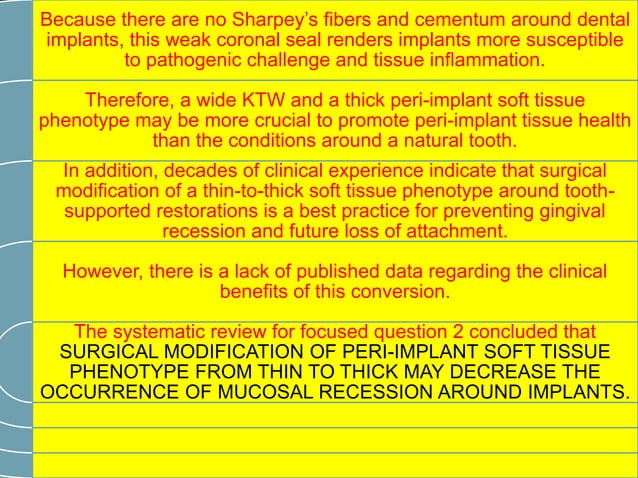 American Academy of Periodontology best evidence consensus statement on ...