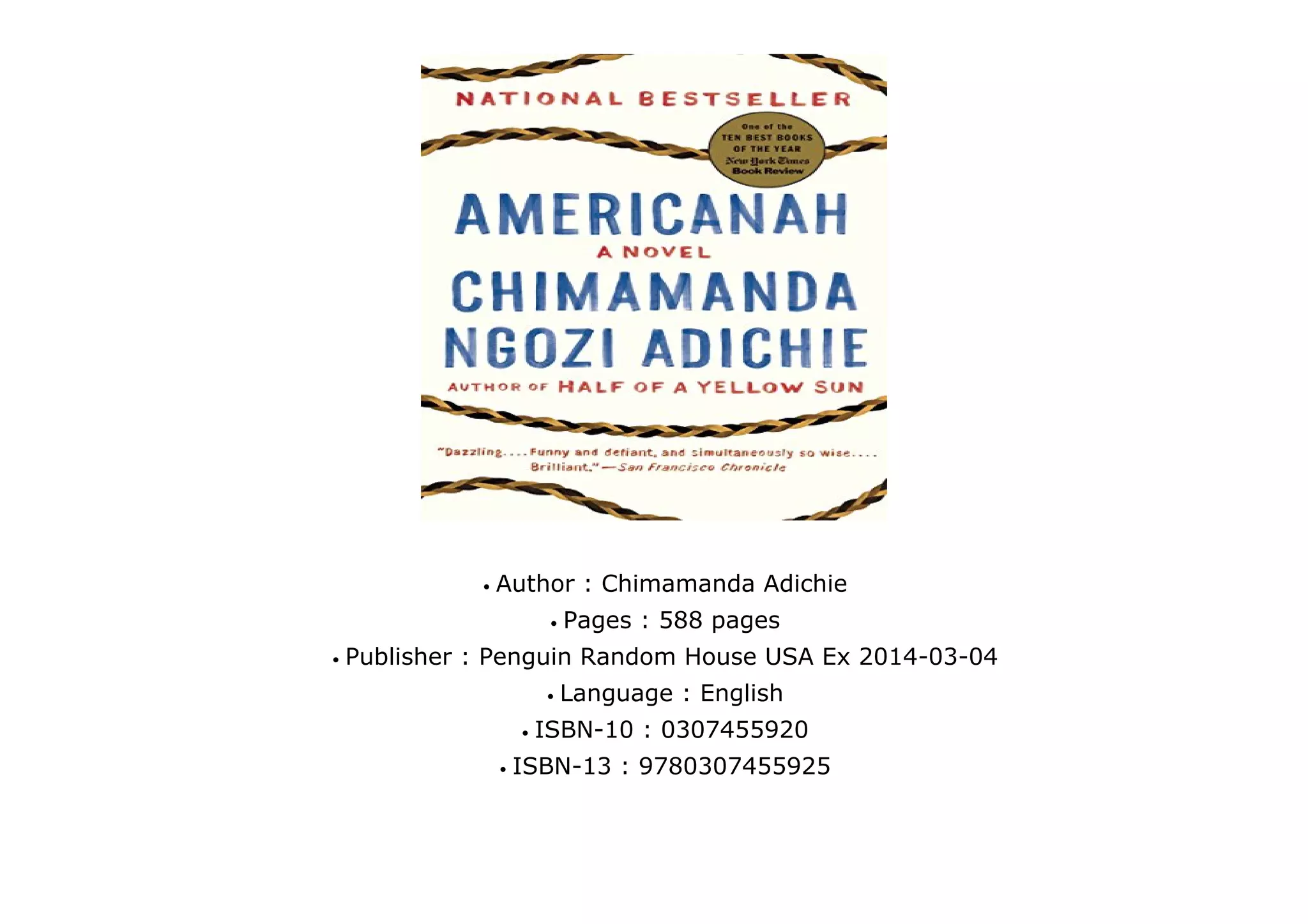 Americanah | PDF