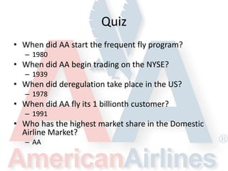 American Airlines Presentation | PPTX