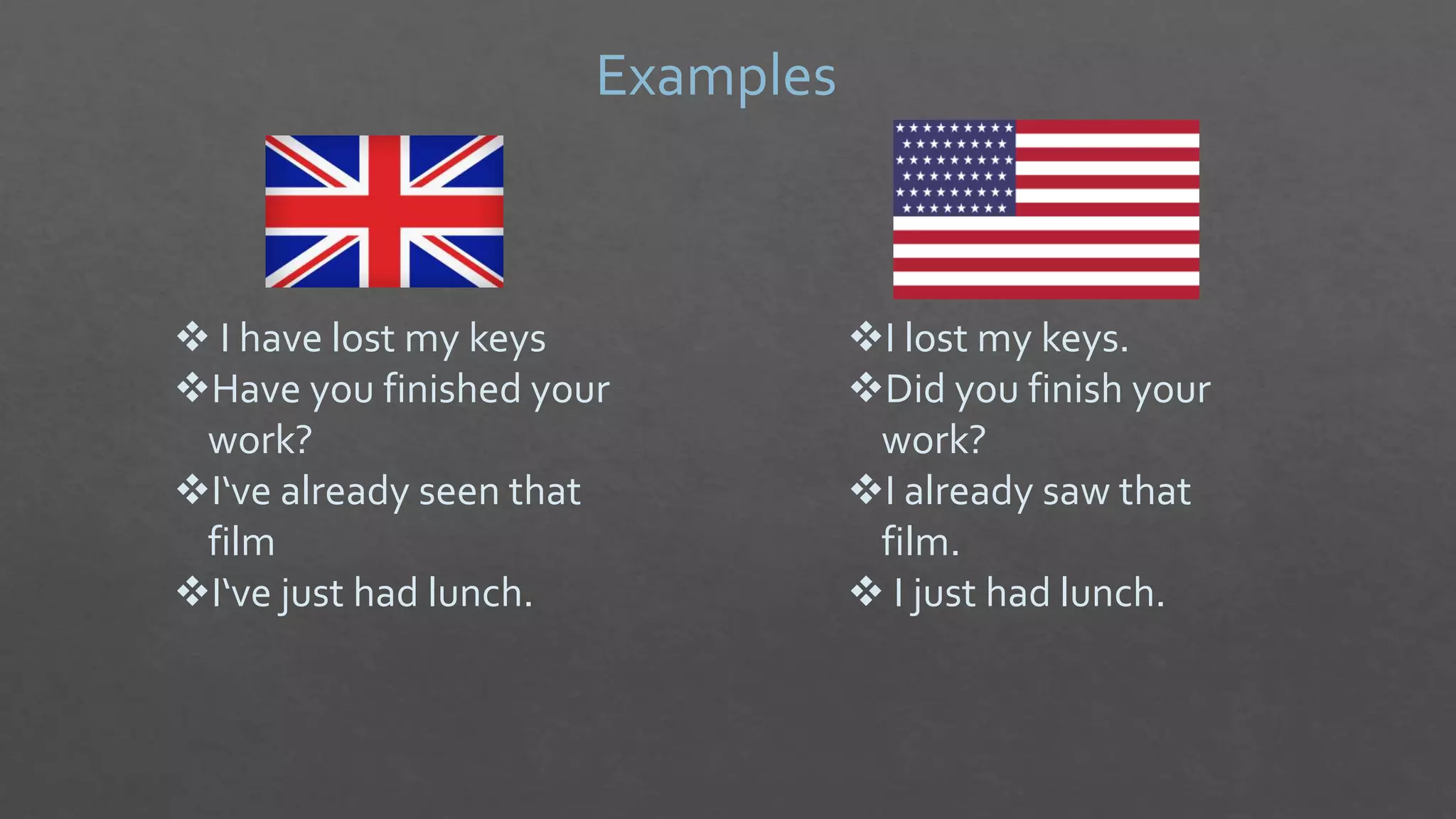 American and british english | PPTX