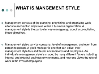 Indian, American, Japanese, Chinese Management styles (comparison) | PPTX