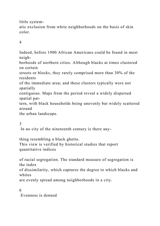 American ApartheidSegregation and theMaking of the Und.docx