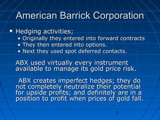 American barrick vww | PPT