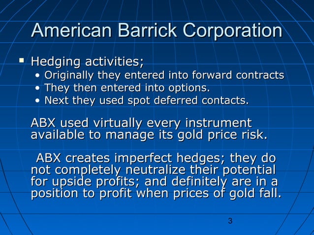 American barrick vww | PPT