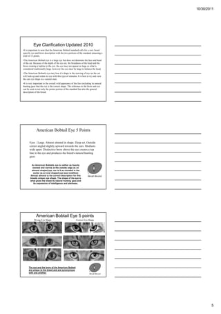 American bobtail 2010 | PDF | Cats | Pets