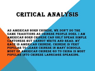 American born chinese (abc) | PPT