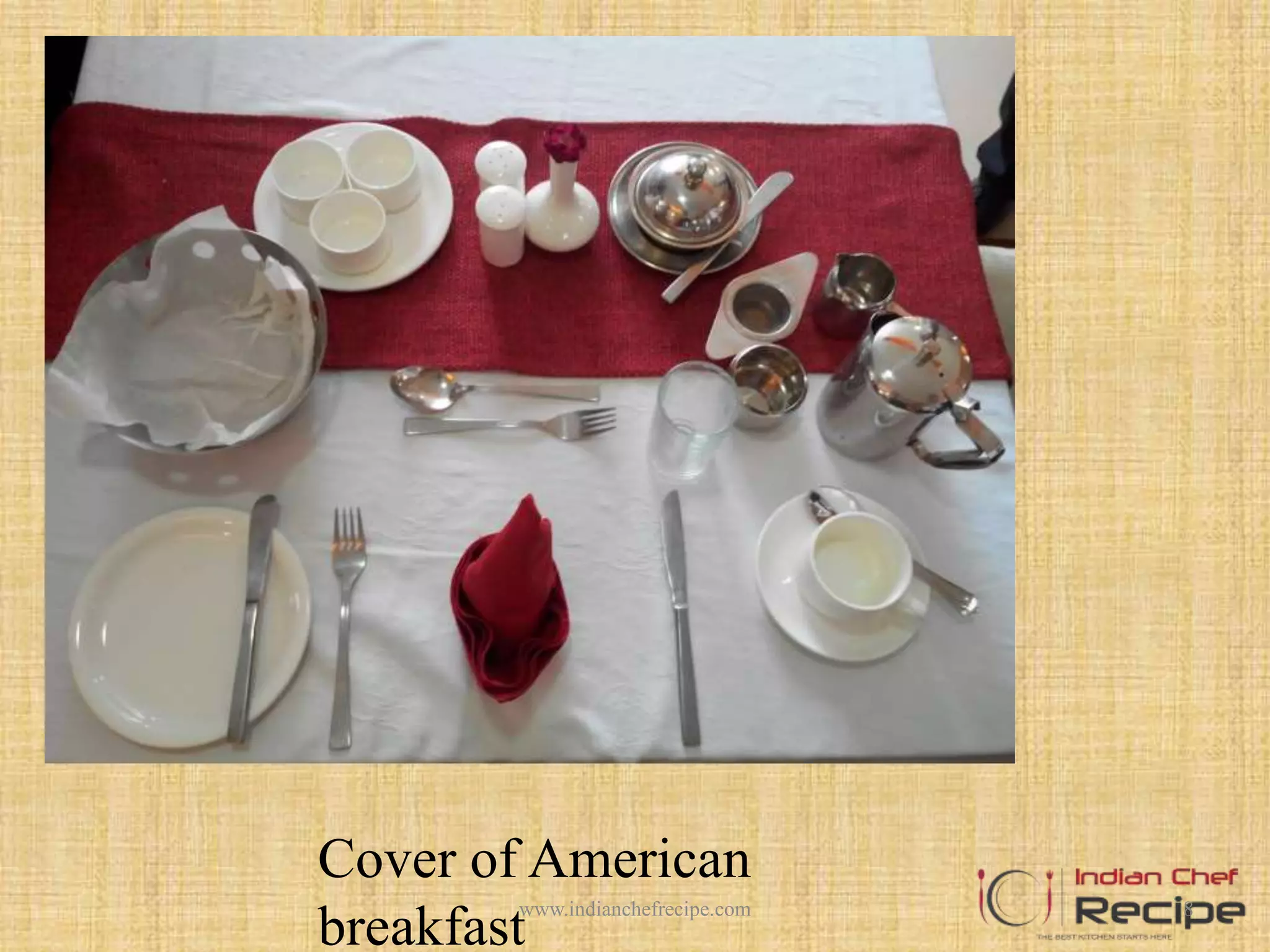 American break fast in hotel | PPTX
