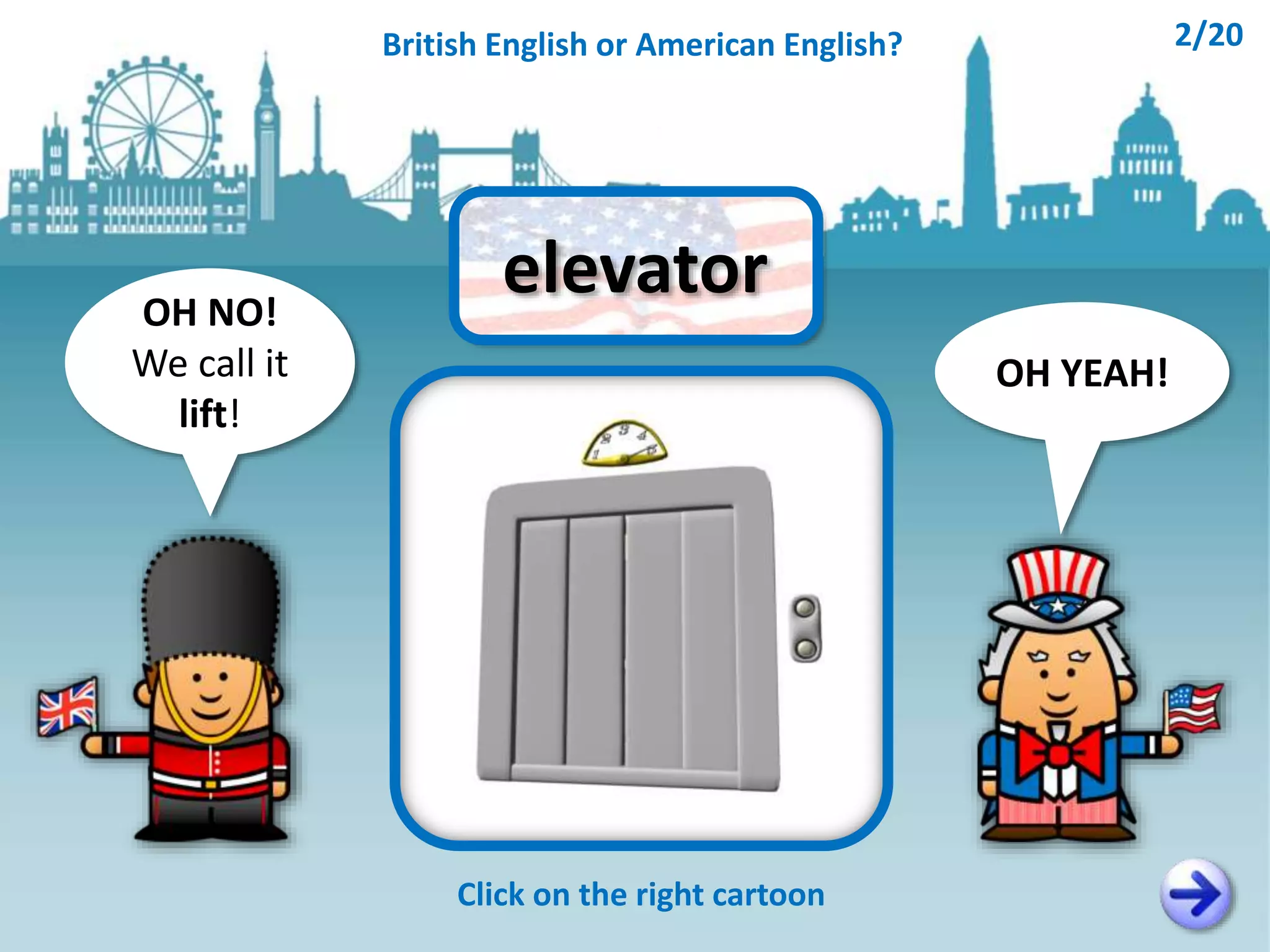 Americanbritish english-quiz | PPT