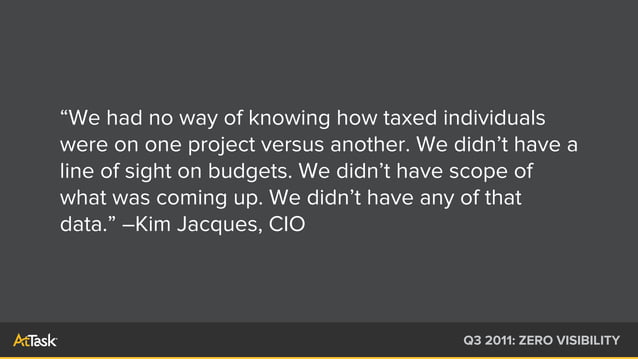 How American Capital's IT PMO was revived with AtTask | PPT