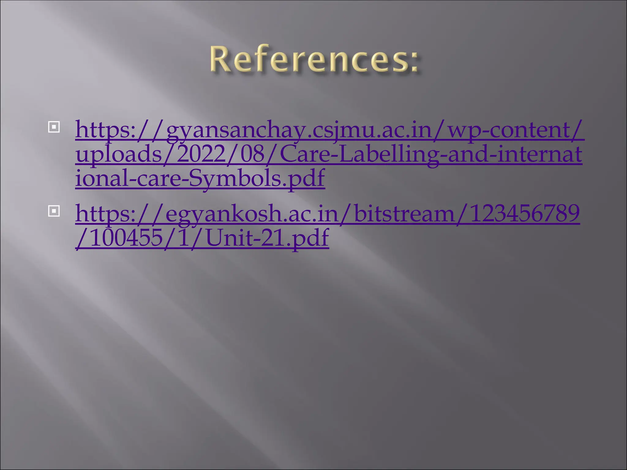 International - American Care Labeling System. ppt | PPT