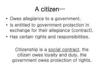 American citizenship | PPTX