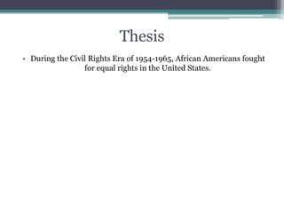 American Civil Rights Movement | PPTX