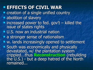 American Civil War | PPT | North America Travel | Travel Locations