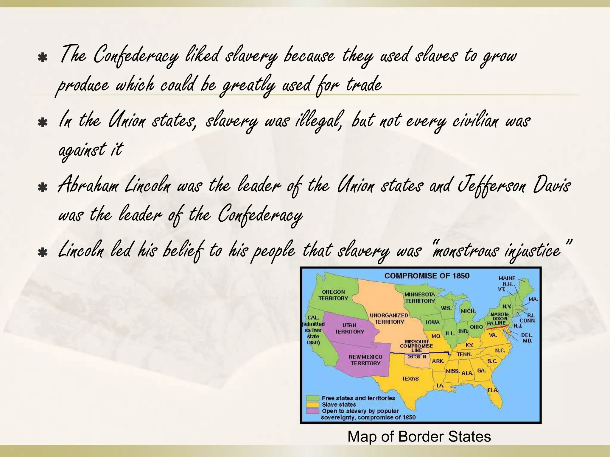 American Civil War Slavery | PPTX