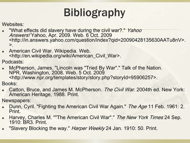 American Civil War Slavery | PPTX