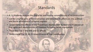 American civil war lecture | PPTX