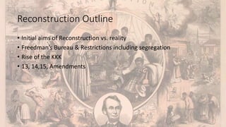 American civil war lecture | PPTX