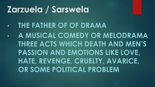 American Colonial Period - Sarswela | PPTX
